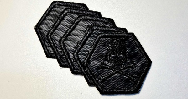 Hexagon Skull Patch